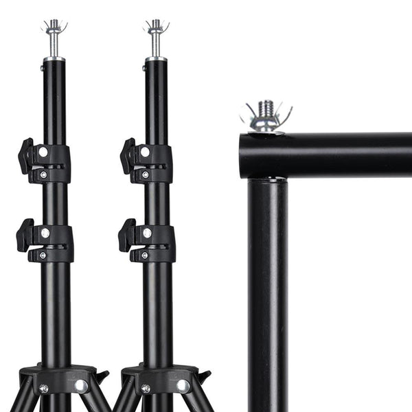 Backdrop Stand with Telescopic Crossbar – Photo Video Studio